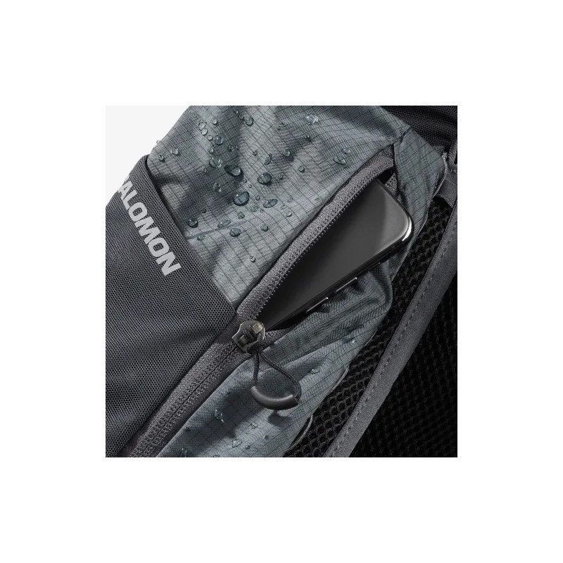 Sac SALOMON Adv Skin Cross Season 15 SET ebony / alloy TAILLANT TEXTILE XS