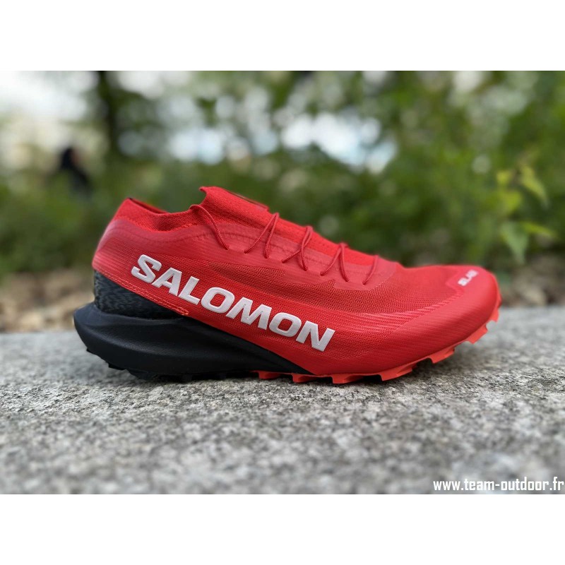 SALOMON S/LAB Pulsar 3 Mixte fiery red / fiery red / black GDP ...